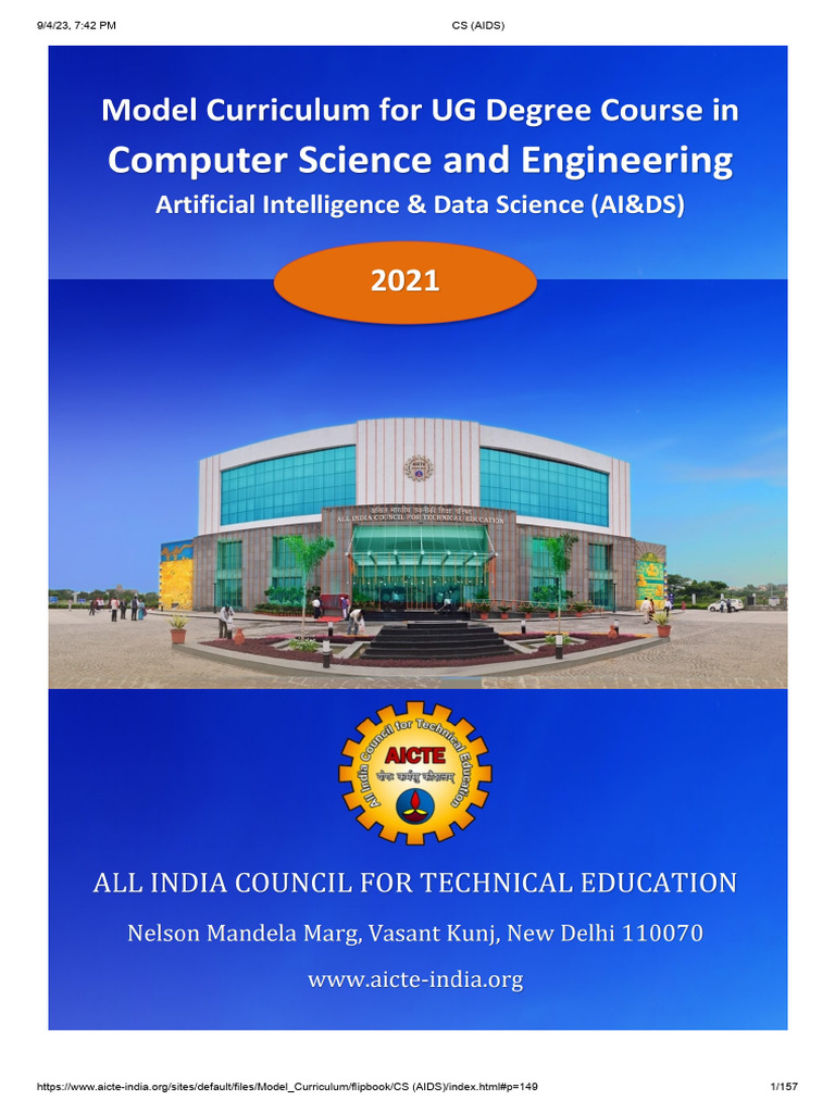 Cs (Aids) Aicte | PDF | Business | Computers