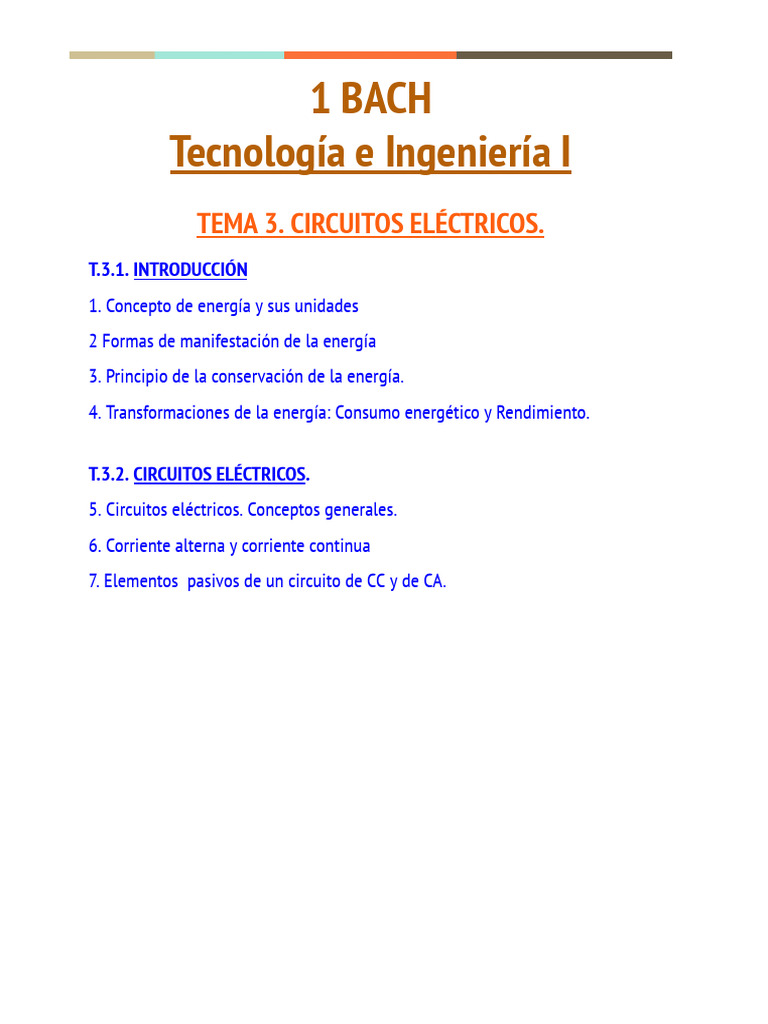 Tema3 Circuitos Electricos | PDF | Condensador | Inductor