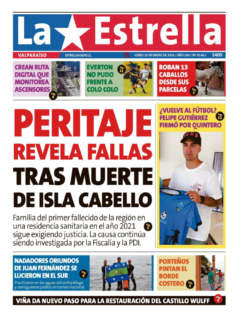 La Estrella de Valparaiso E.i.lunes 290124 | PDF