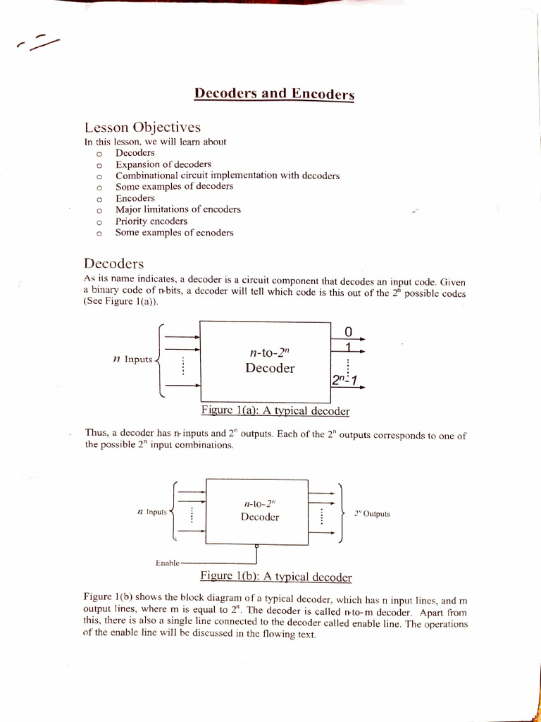Decoder & Encoder Dogital logic | Download Free PDF | Mathematics ... Decoder & Encoder Dogital logic | Download Free PDF | Mathematics ...