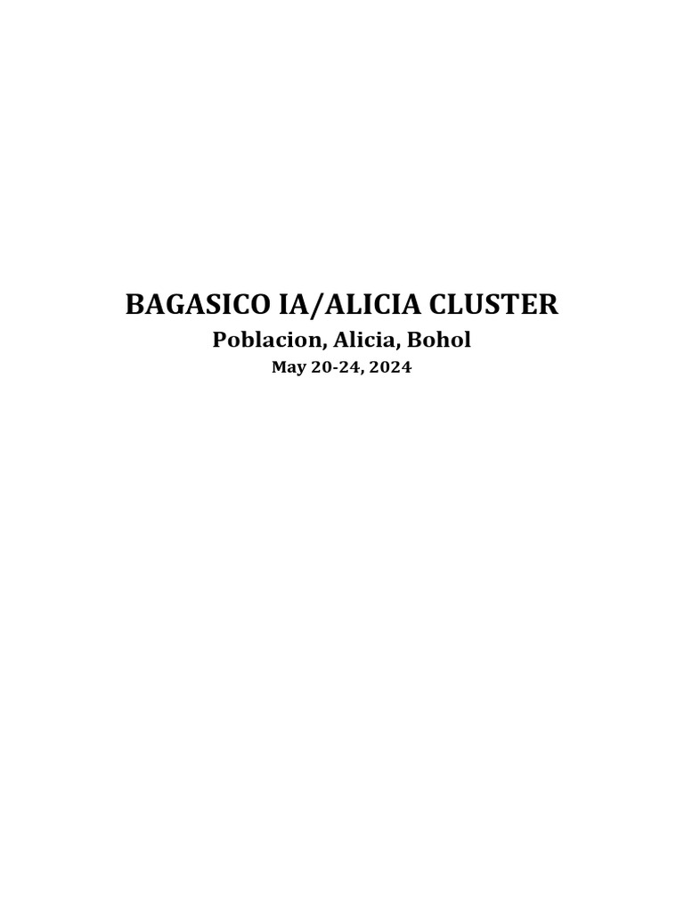 Cluster Development Plan Template | PDF | Business | Economies