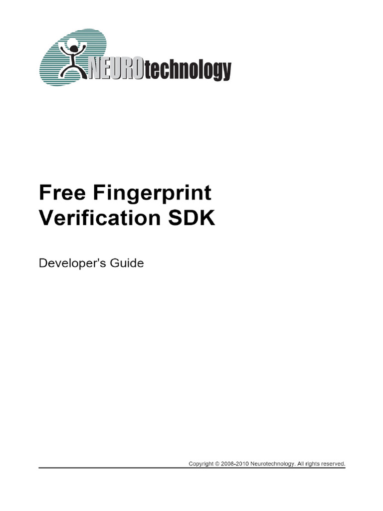 Neurotechnology Free Fingerprint Verification SDK | PDF