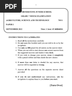 2024 Grade - 7 - Agriculture - Science - and - Technology - Paper MID YEAR - 1 | PDF ...