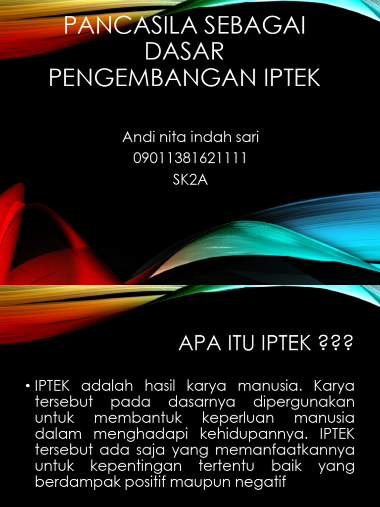 Pancasila Sebagai Dasar Pengembangan IPTEK | PDF