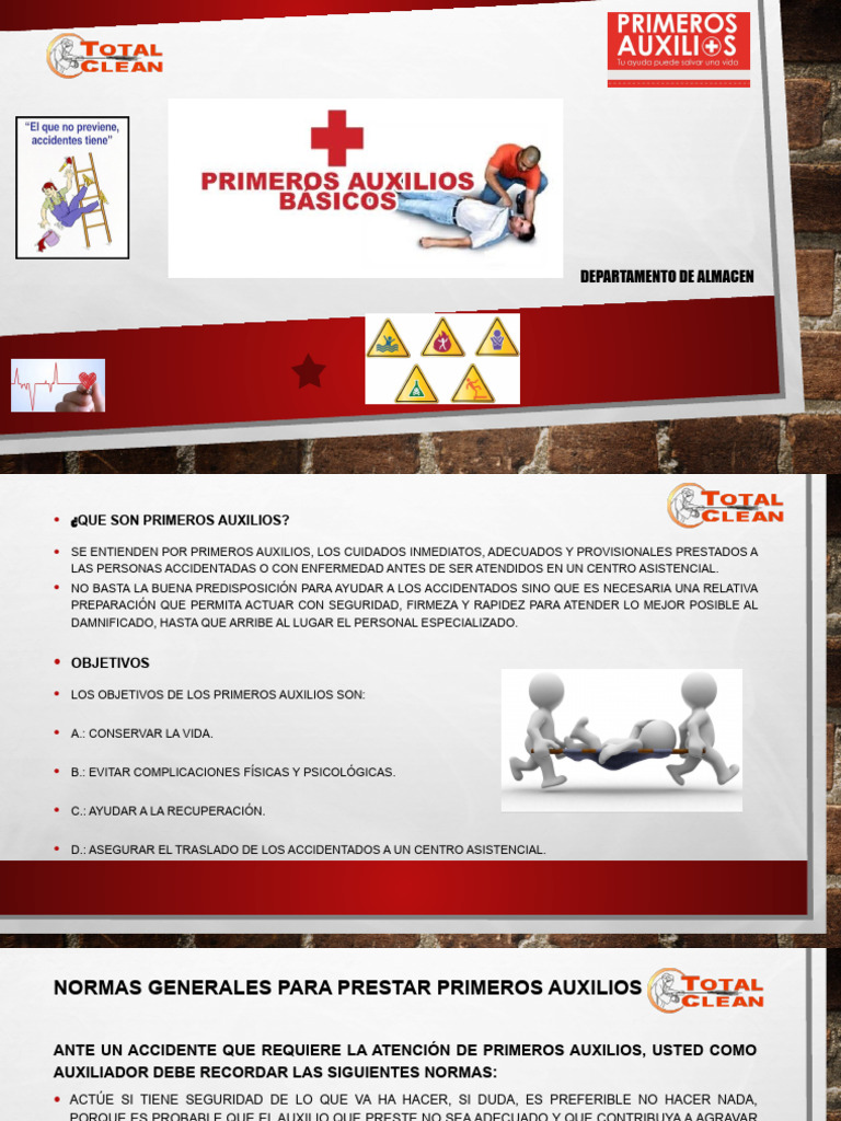 Primeros Auxilios | PDF | Primeros auxilios | Herida