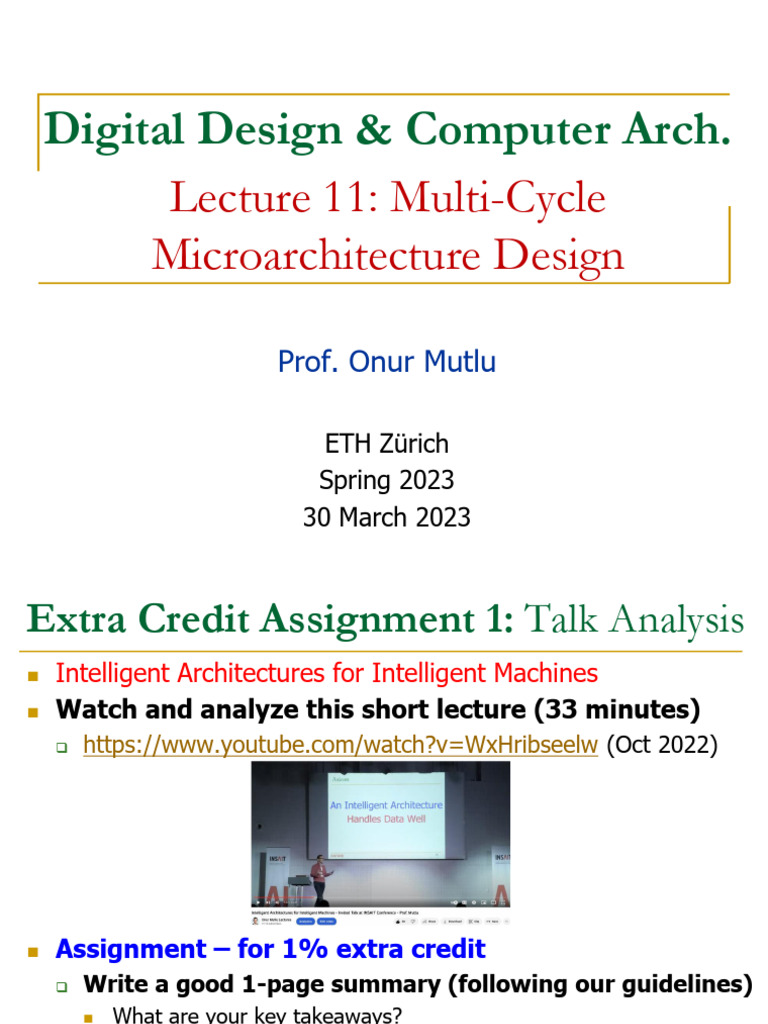Arch2 Microarchitecture Design Afterlecture | PDF | Office Equipment ... Arch2 Microarchitecture Design Afterlecture | PDF | Office Equipment ...