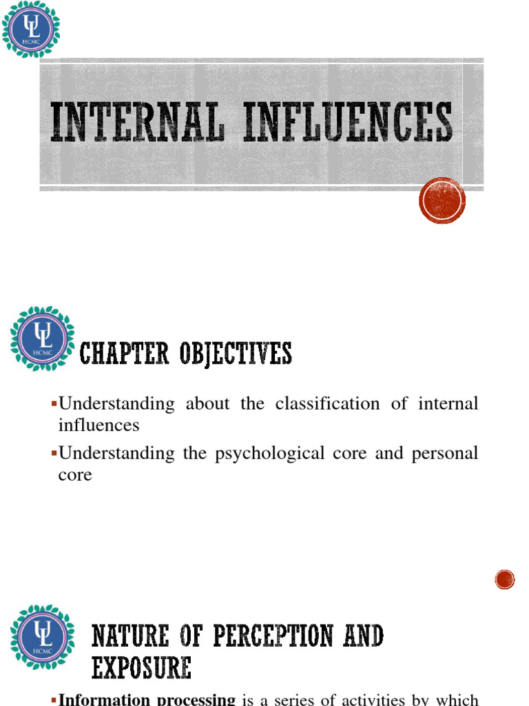 Chapter 2 Internal Influences | PDF | Motivational | Motivation