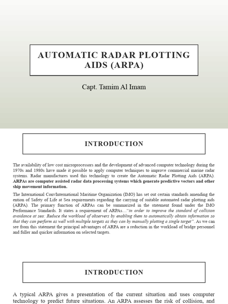 Radar Arpa | PDF | Microwave Technology | Computing