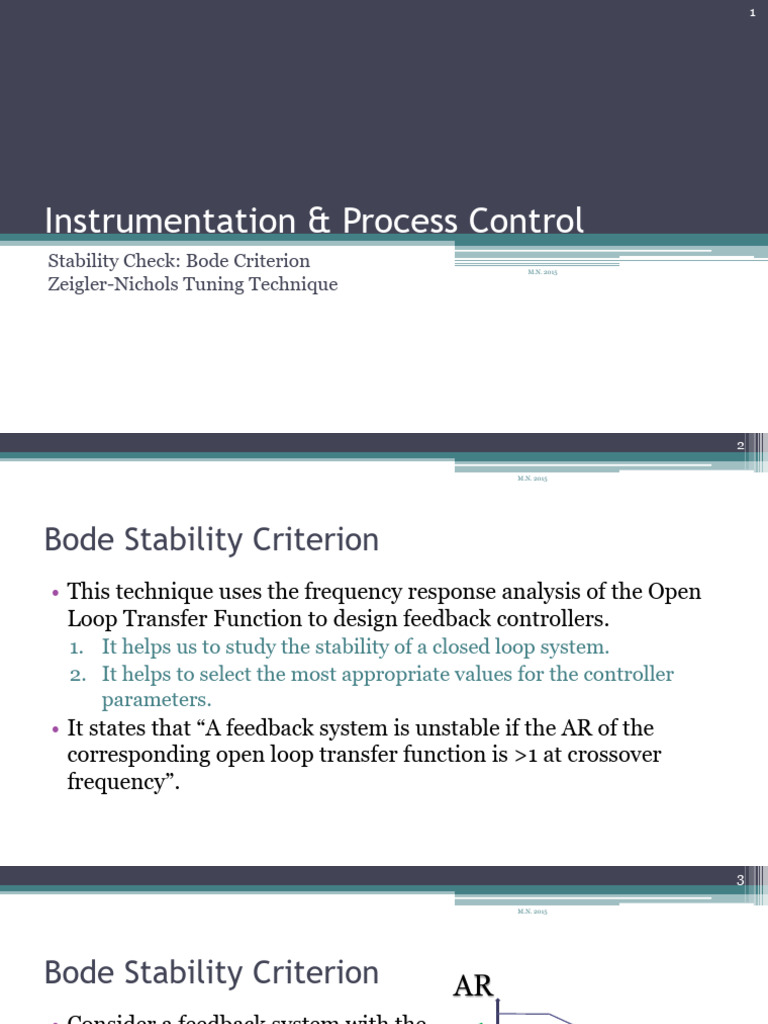 Section 5 Stability Check - Bode Criterion - ZN (With Solutions) | PDF | Electronics | Computer ...