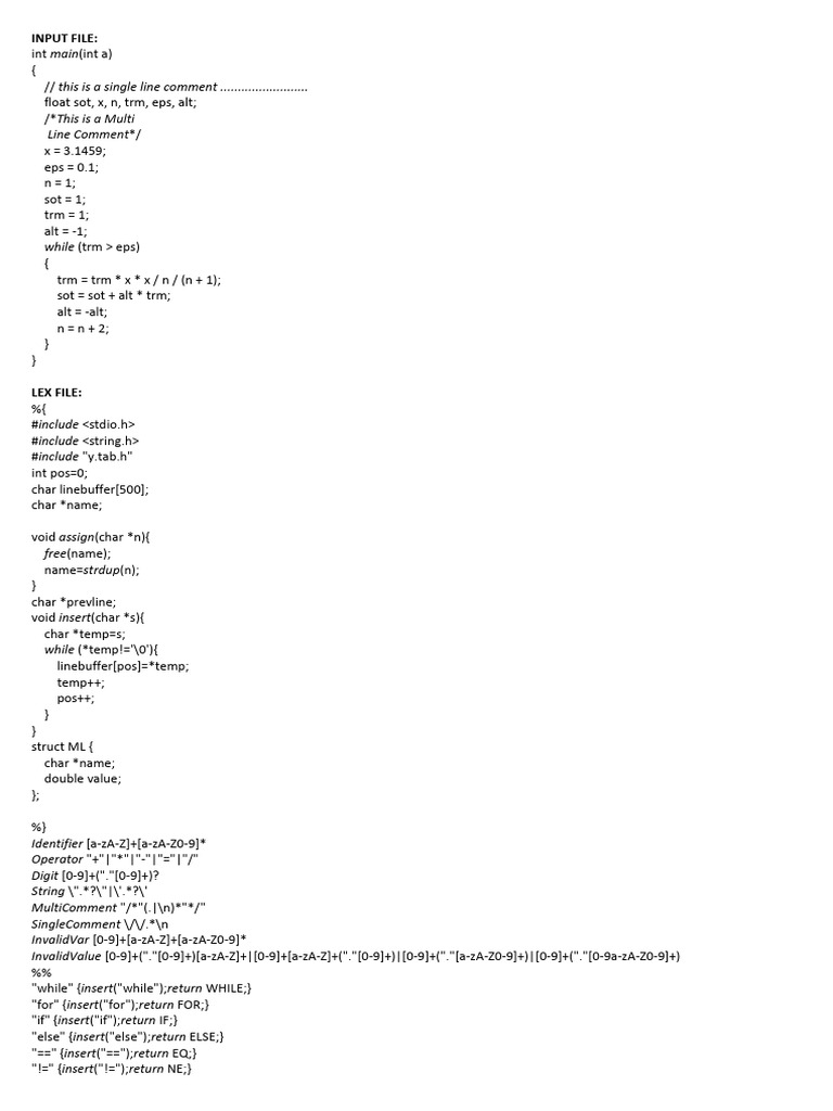 INPUT FILE | PDF | Computer Science | Computer Programming