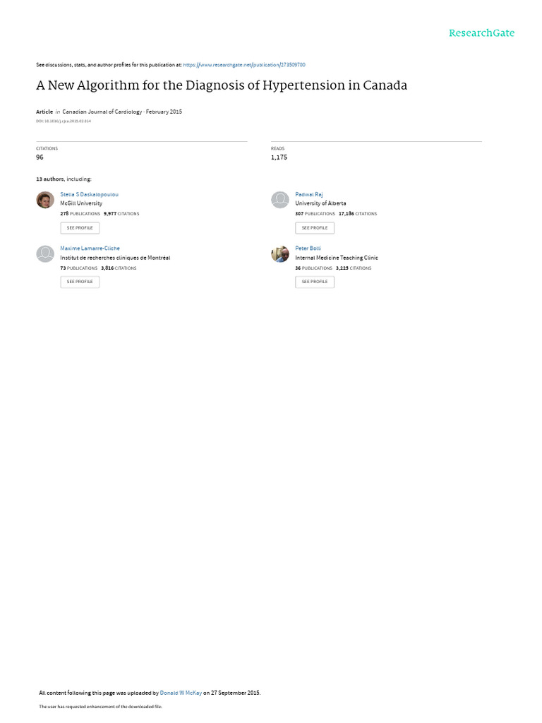 A_New_Algorithm_for_the_Diagnosis_of_Hypertension_ | PDF | Hypertension ...