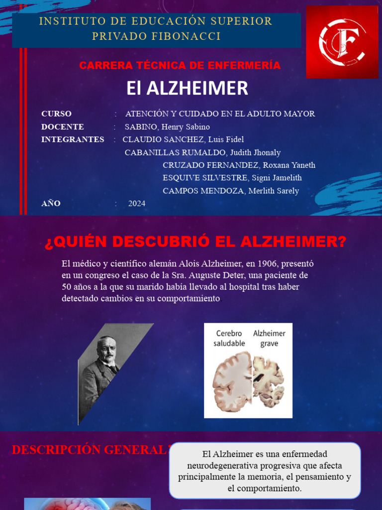 Alzheimer | PDF | Enfermedad de Alzheimer | Neurociencia