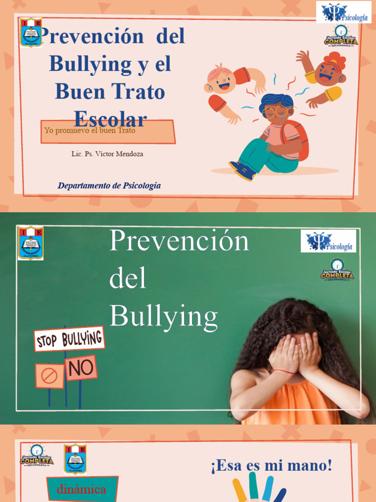 Prevención del Bullying y Buen Trato Escolar | PDF | Las emociones ...