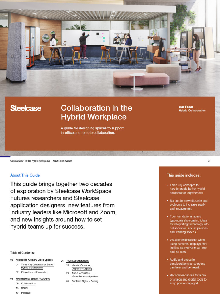 Steelcase Hybrid Collaboration Guide | PDF | Collaboration | Computer ...