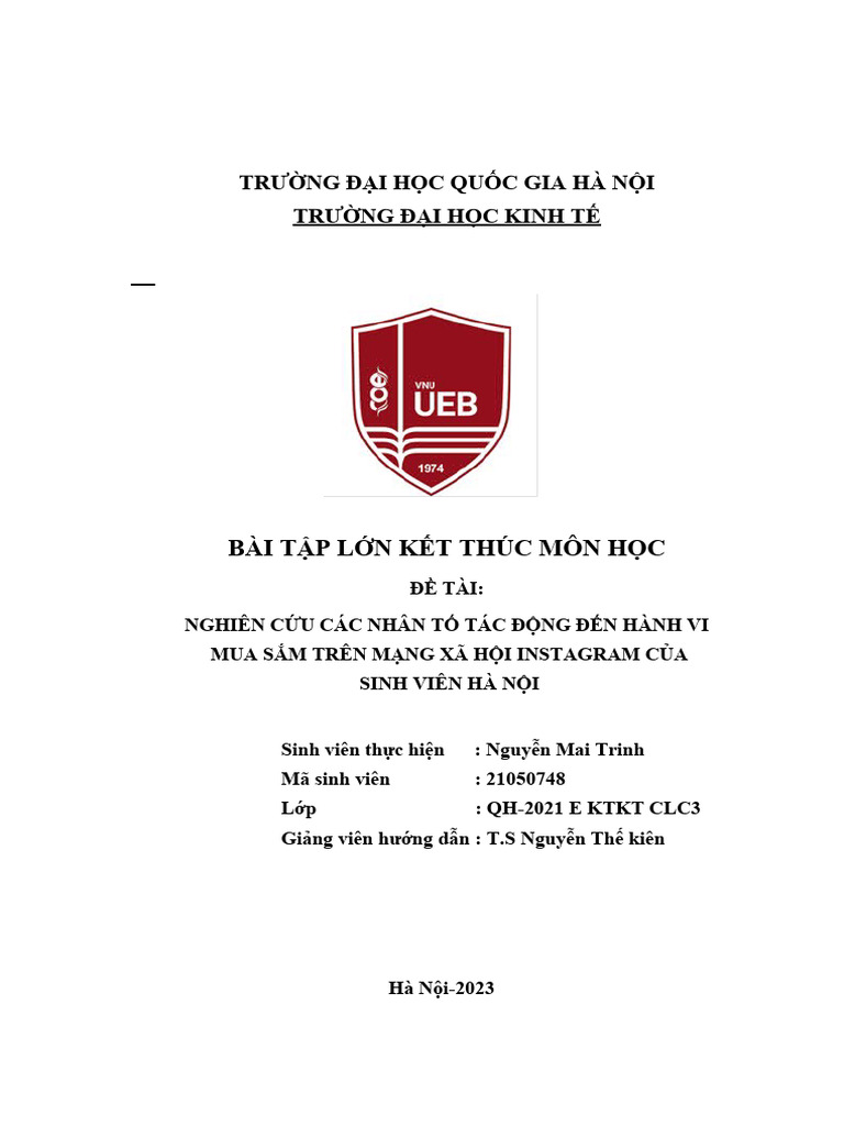 Tieu Luan PPNCKT | PDF