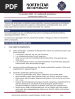 NFPA 13 2019 Cheat Sheet | PDF | Technology & Engineering