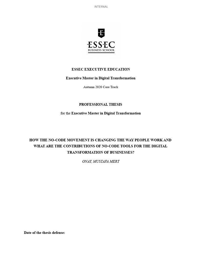 Professional Thesis - Template 1 | PDF | Graphical User Interfaces ...