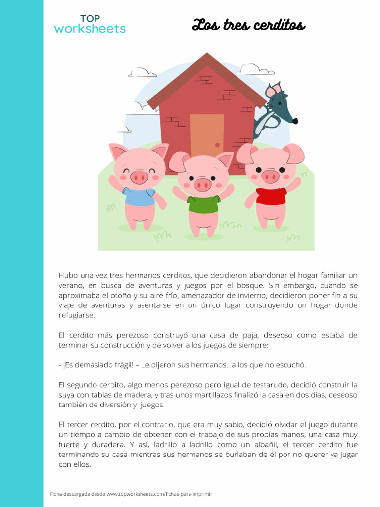 Los Tres Cerditos Pdf