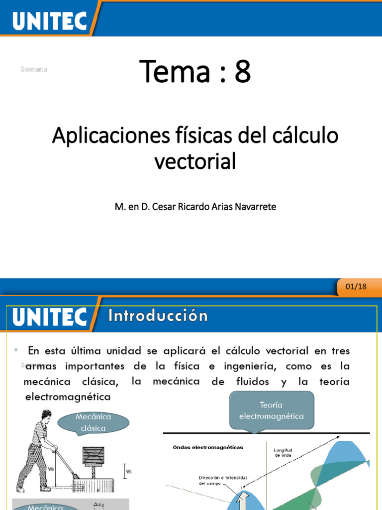 Tema 8-Aplicaciones Fisicas Del Cálculo Vectorial-21-1 | PDF | Fuerza | Mecánica