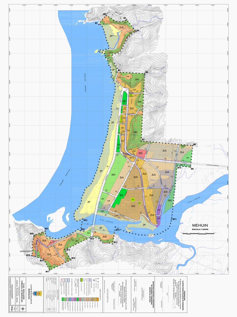 Plano Mehuin Esc 1-2500 | PDF