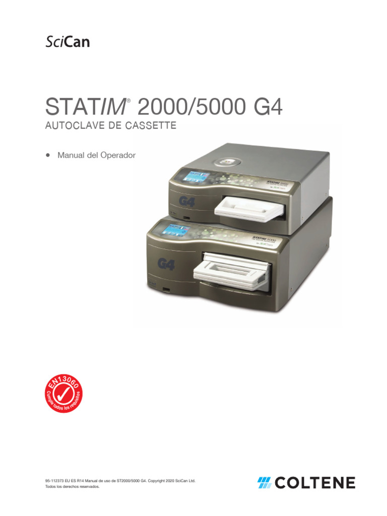 Statim C2000 G4 | PDF | Ingenieria Eléctrica | Esterilización ...