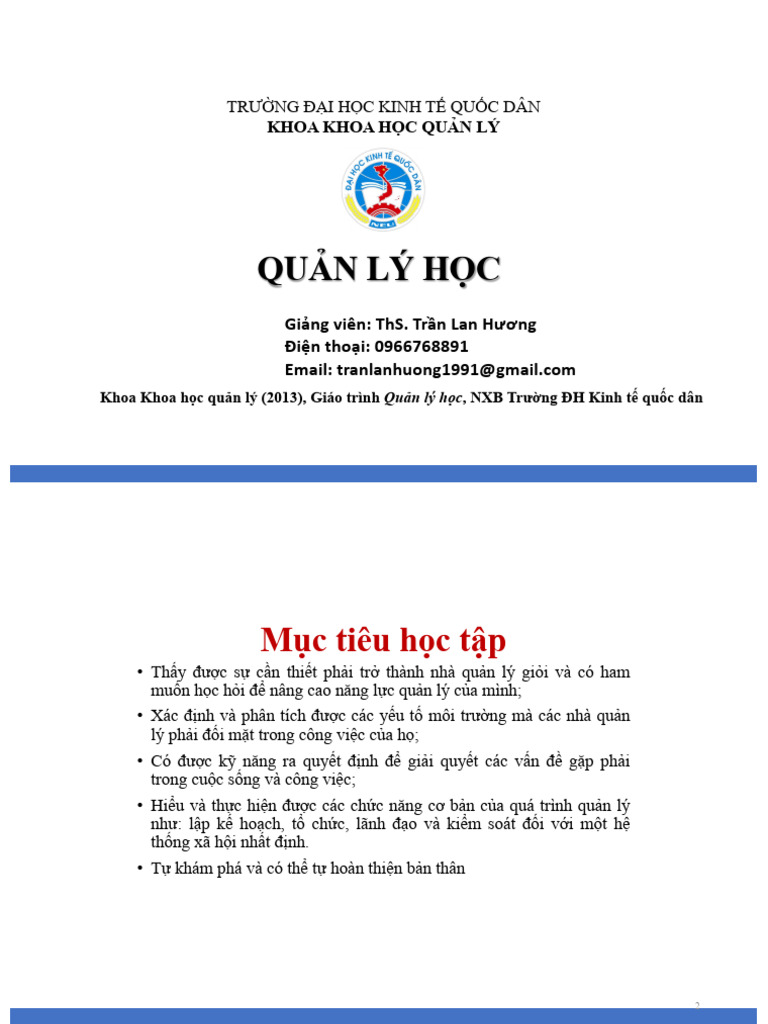 TLH. QLH Chương 1 | PDF
