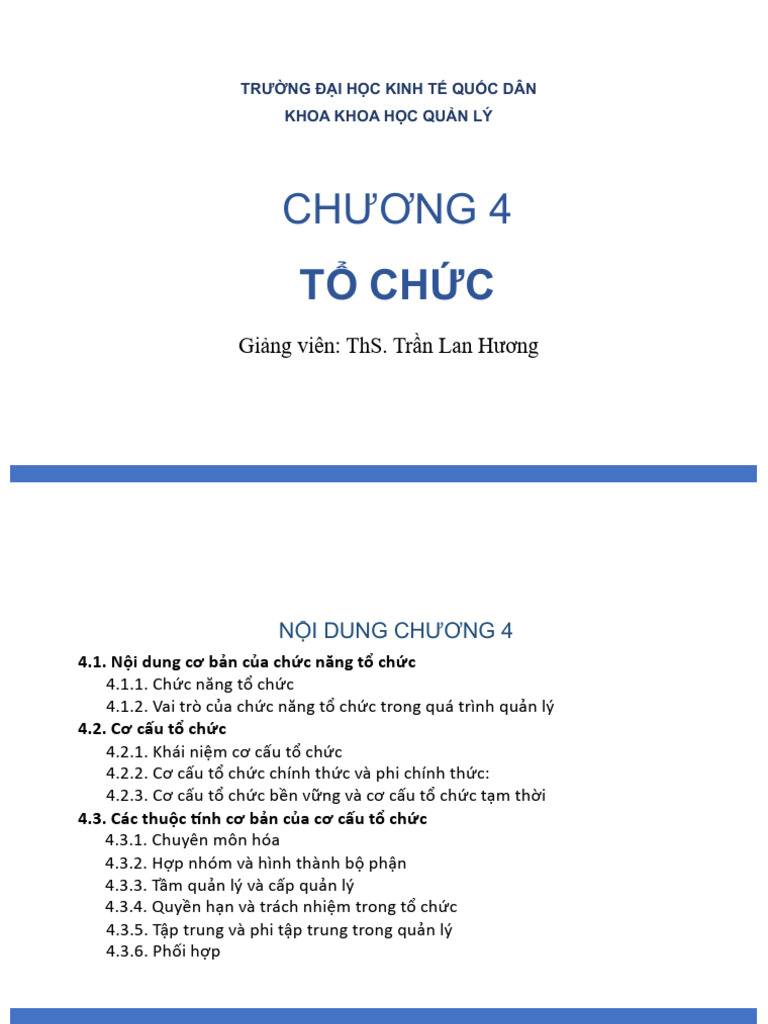 TLH. QLH Chương 4 | PDF