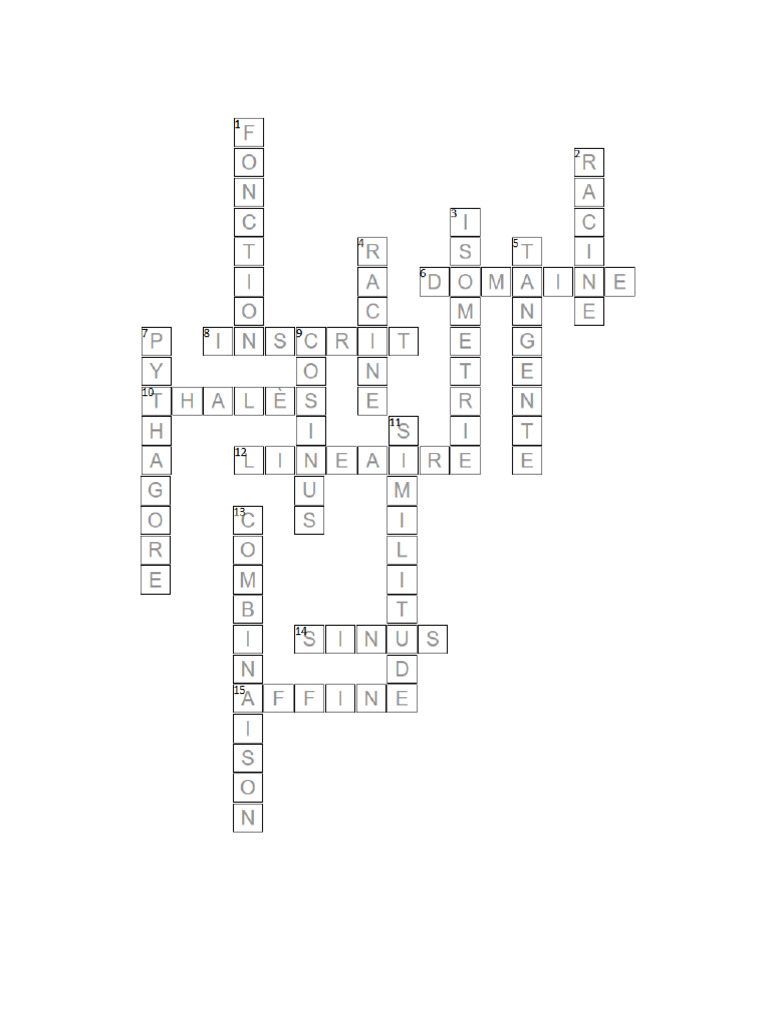 8 Mots Croisés Correctif | PDF