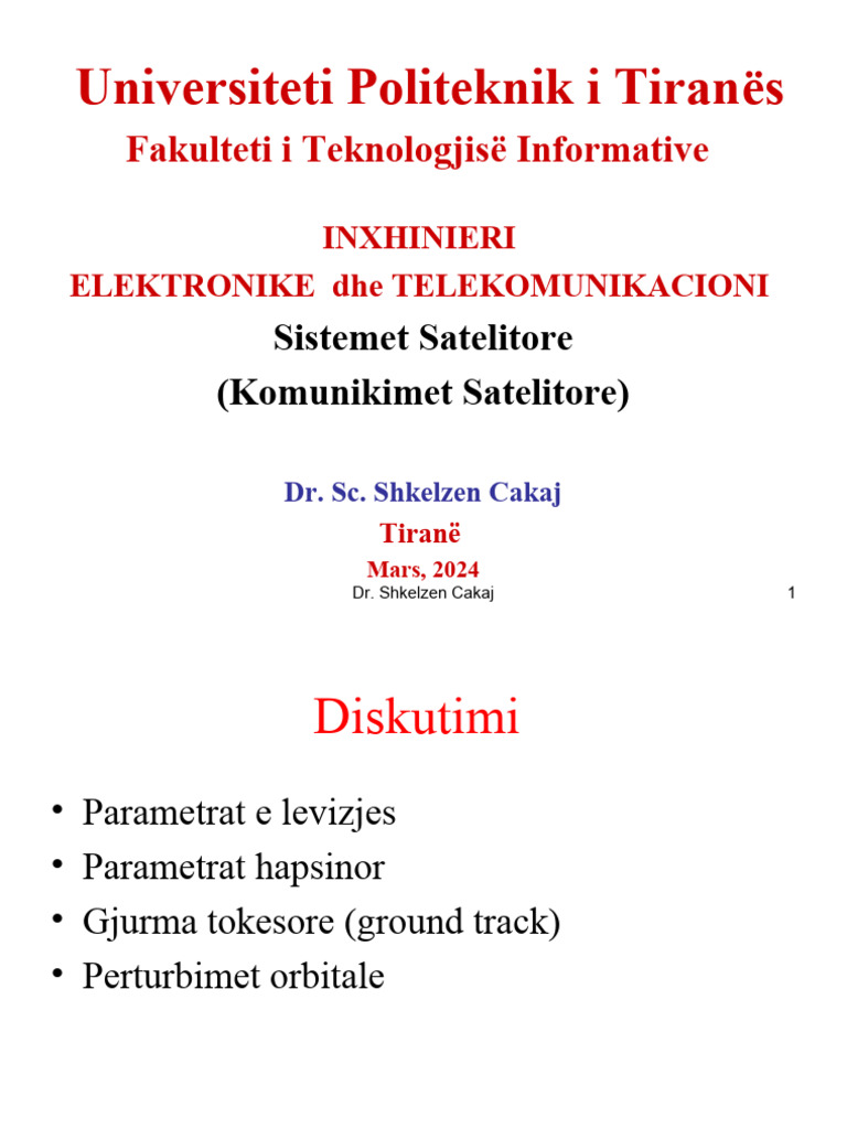 UPT - Ligjerata 2024 JAVA 3 | PDF | Orbit | Astronomy