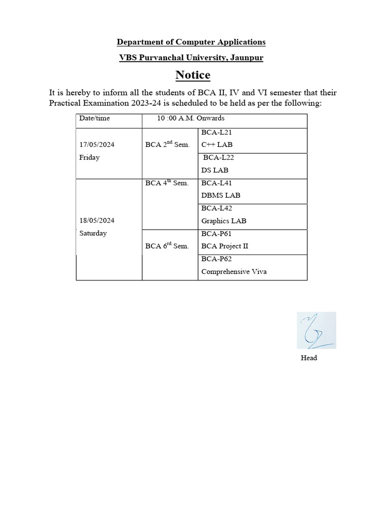BCA Practical Even 2023-24 | PDF