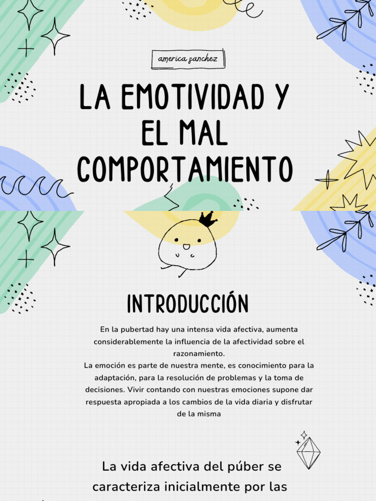 Emociones y Comportamiento Adolescente | PDF | Las emociones | Sistema ...
