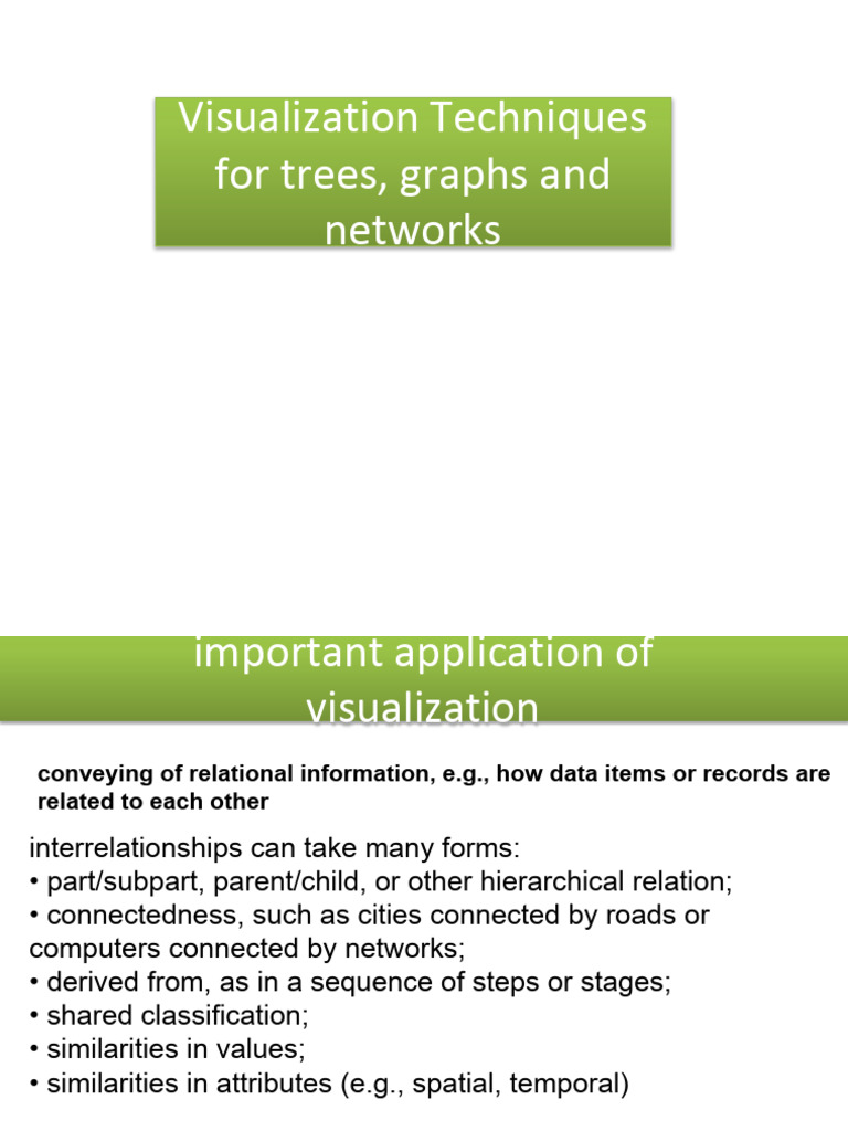 Visualization Techniques For Graph | PDF | Hierarchy | Vertex (Graph ...