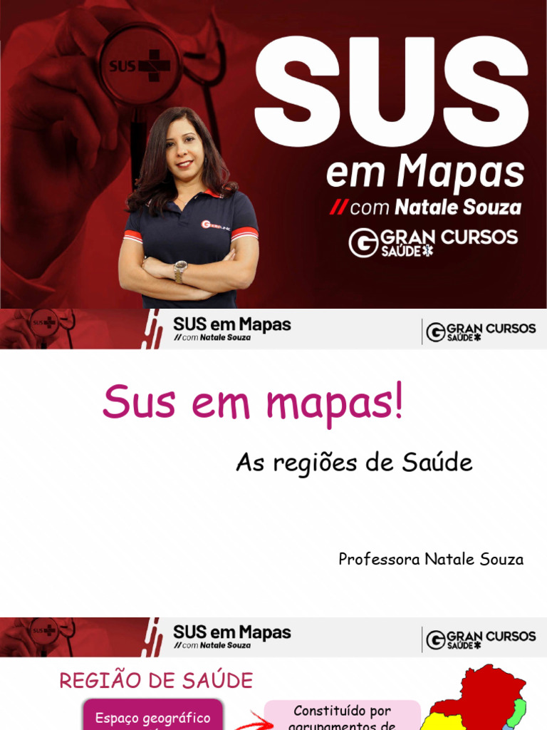 Sus em Mapas Regioes de Saude Natale Souza | PDF