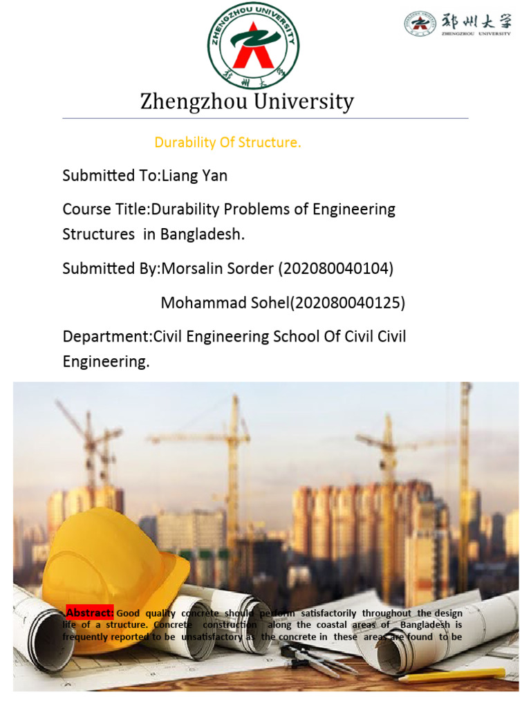 Coastal Concrete Durability Issues | PDF | Corrosion | Concrete