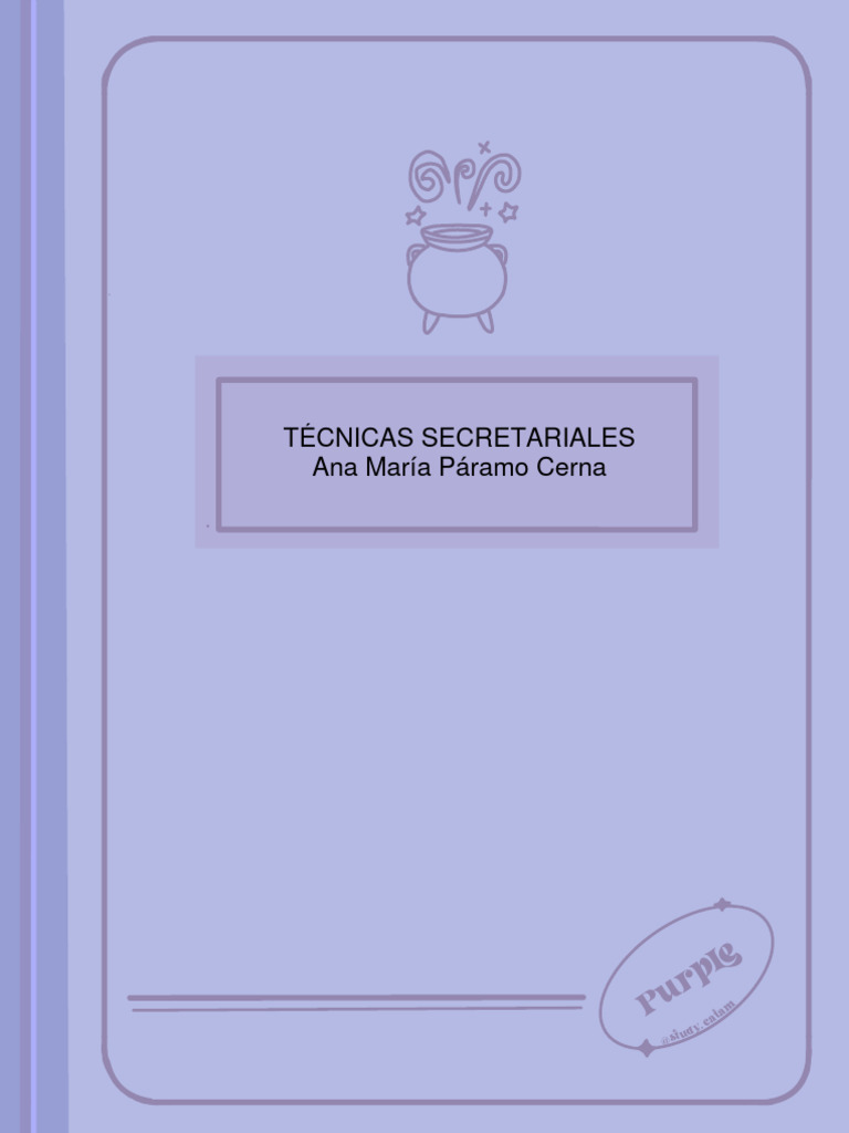 Técnicas Secretariales. - 010522 | PDF