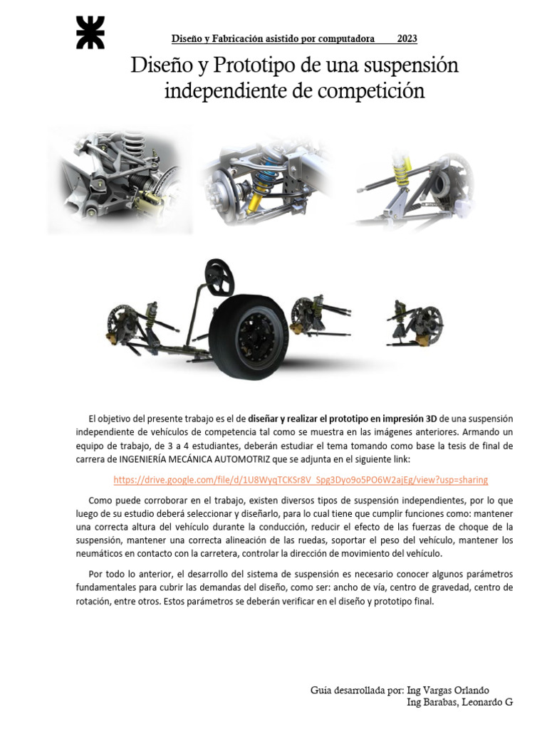 TRABAJO PRACTICO INTEGRADOR - DyFAPC - 2023 | PDF | Impresión 3d | Diseño