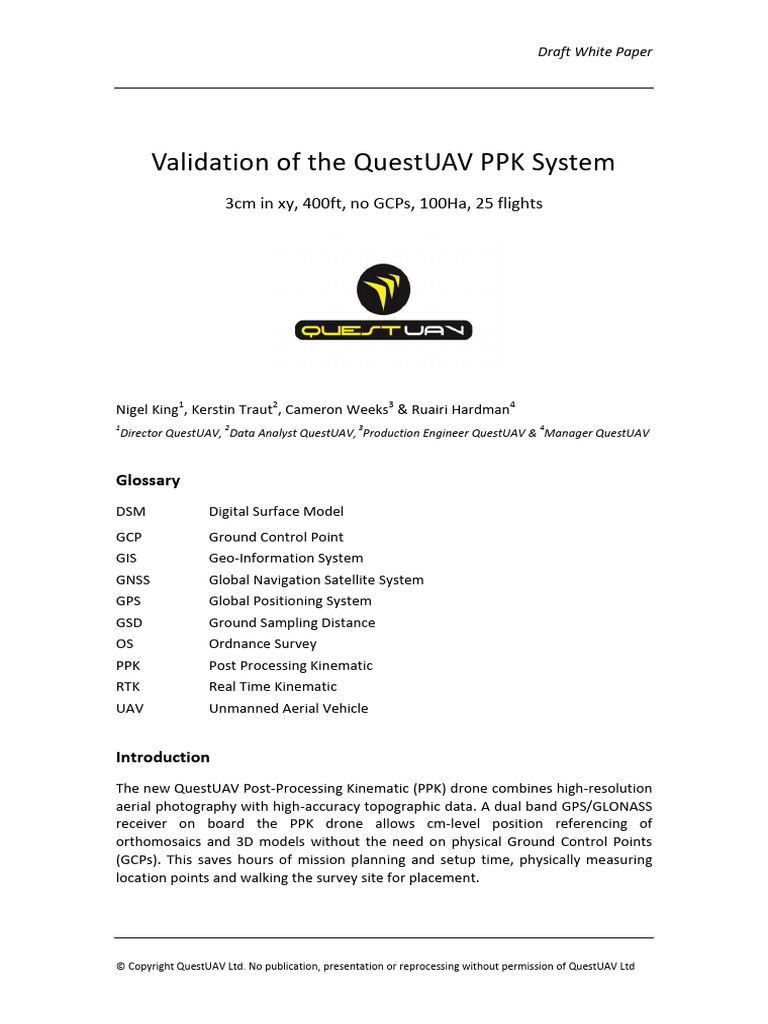 Brochure Drone Q-200 PPK Surveyor Pro Datahawk Eng 2 | PDF | Surveying | Accuracy And Precision