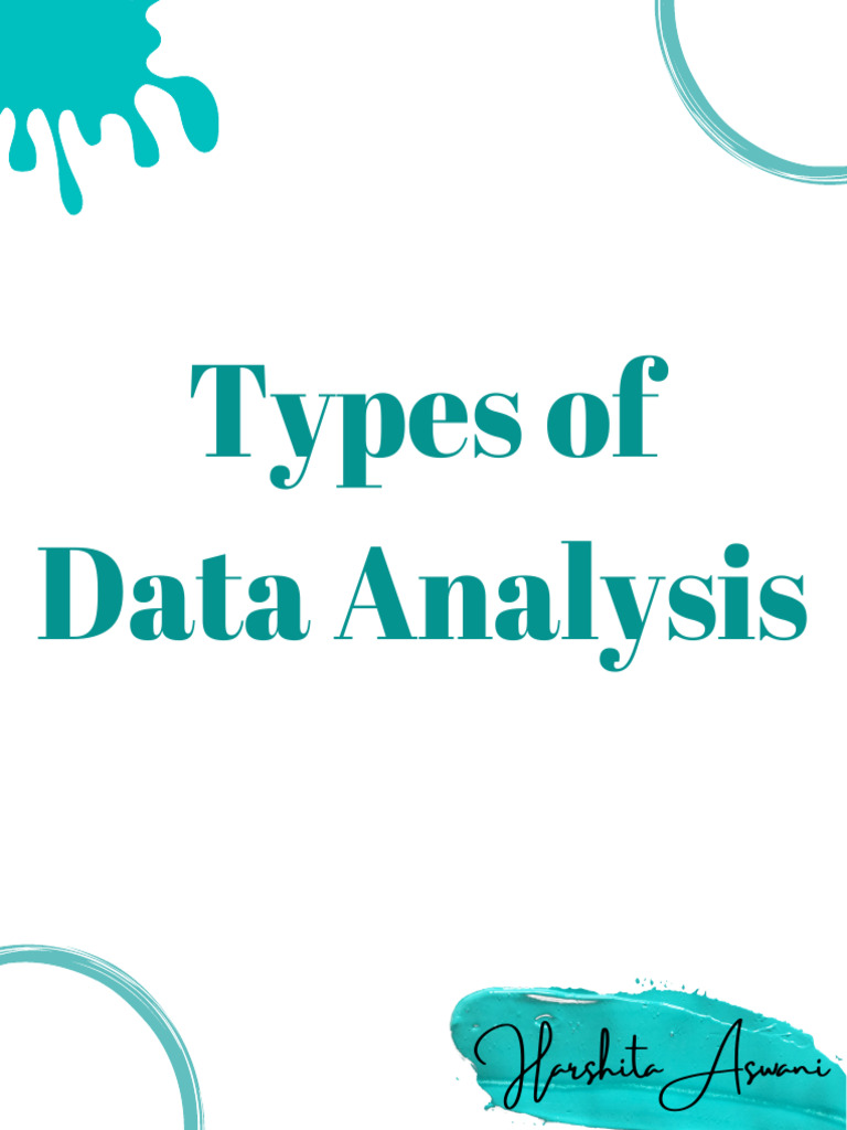 Types of Analysis | PDF
