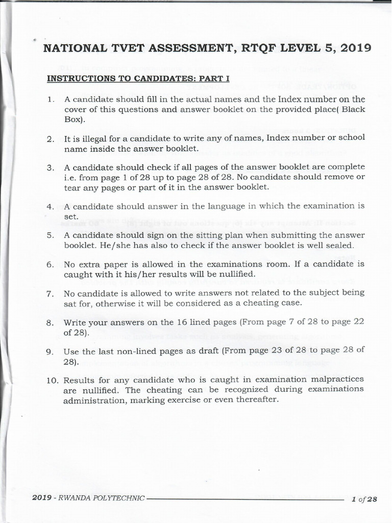 Sos - Algorithm and Programming Fundamental | PDF