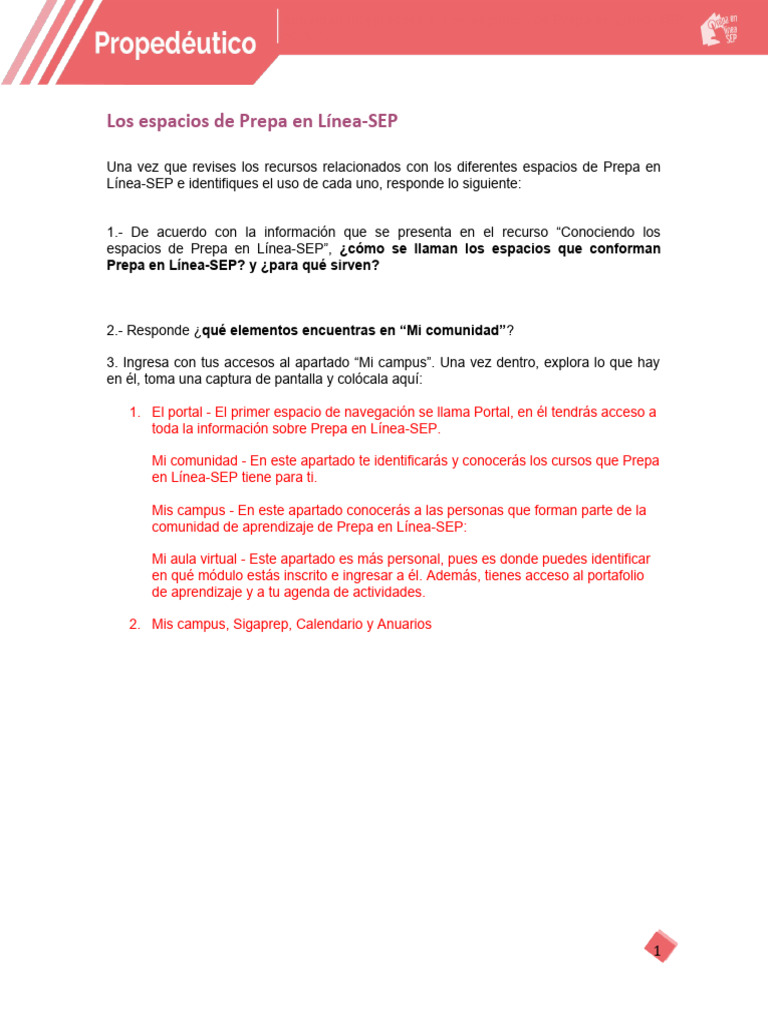 Actividad Integradora 1 Propedeutico | PDF | Salón de clases | Aprendizaje