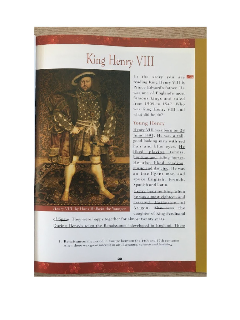 KING HENRY VIII Biografy | PDF