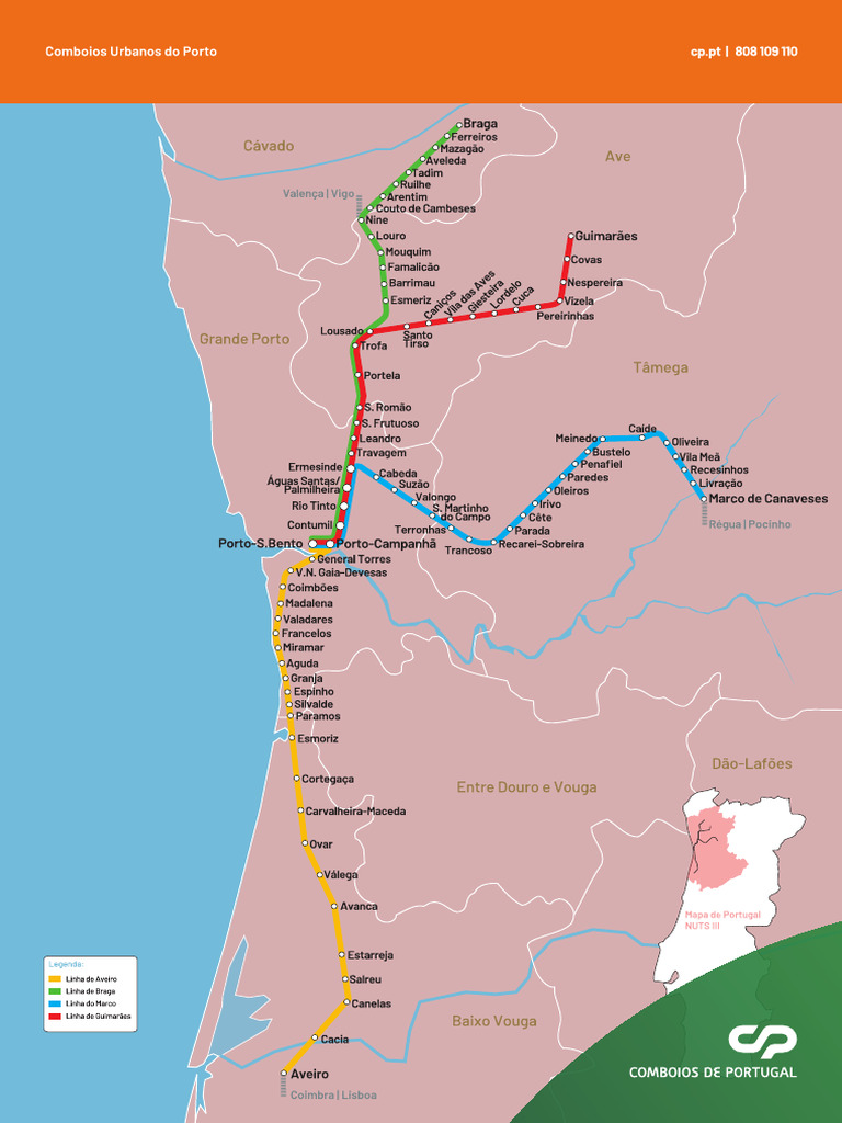 Oporto Urban Trains Map | PDF