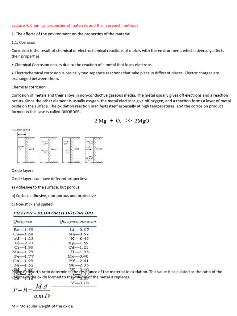 Material Science | PDF | Corrosion | Electrochemistry