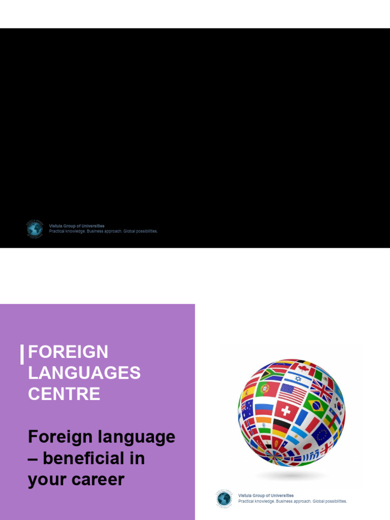 Foreign Languages Centre Presentation | PDF | Academic Term