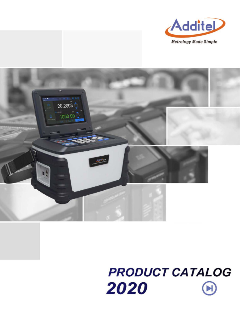 2020 Additel Catalog-2021 | PDF | Calibration | Thermocouple