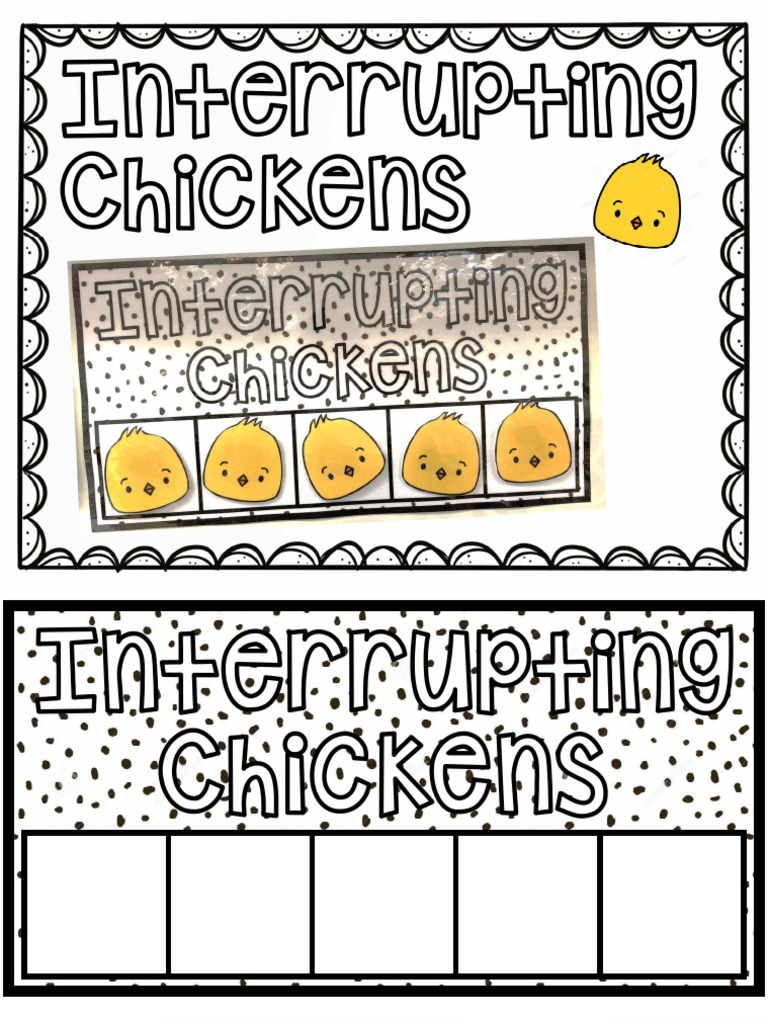 InterruptingChickenBlurtChart 1 | PDF