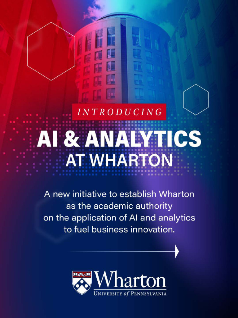Wharton Innovación Con IA y Analítica | PDF