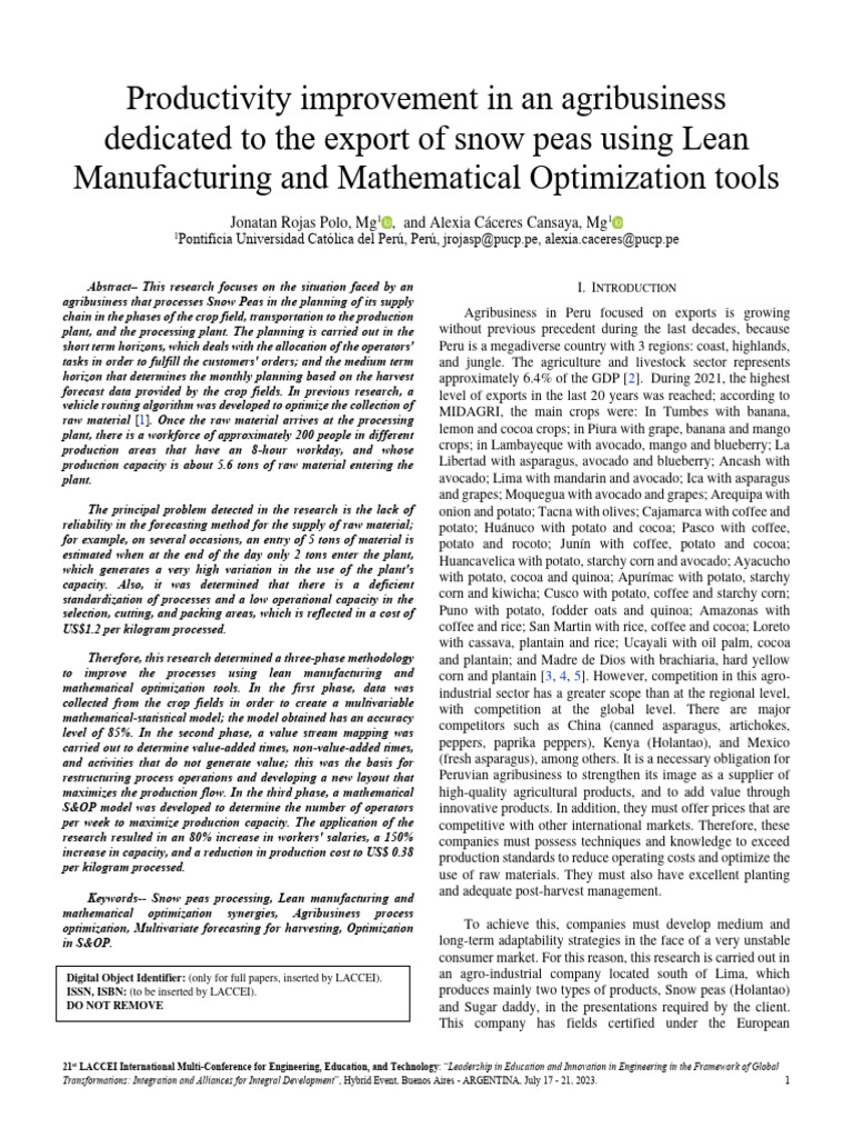 Paper Caceres y Rojas V3 | PDF | Regression Analysis