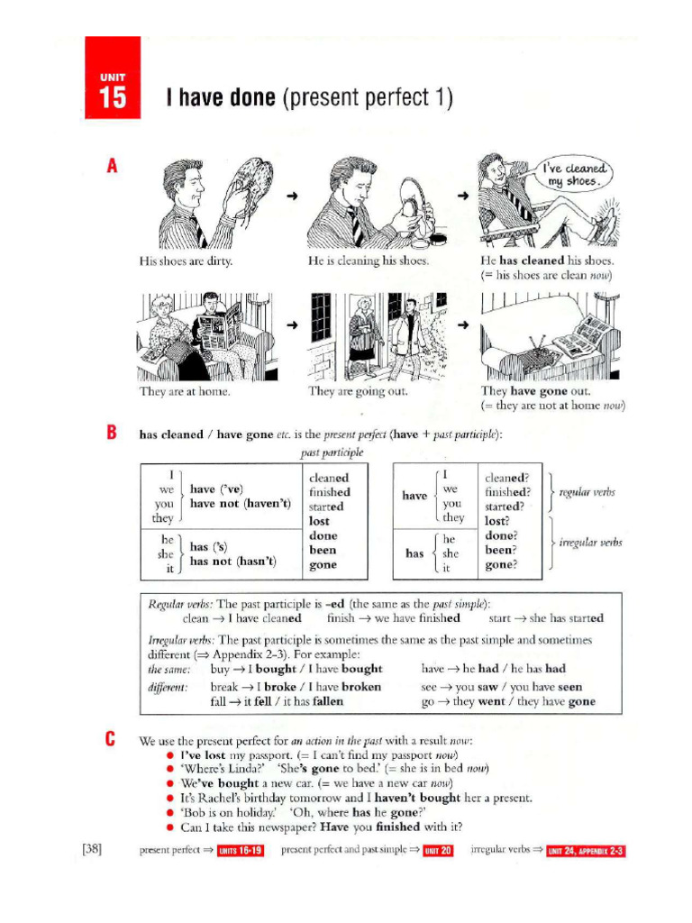Exercitii Present Perfect Simple | PDF