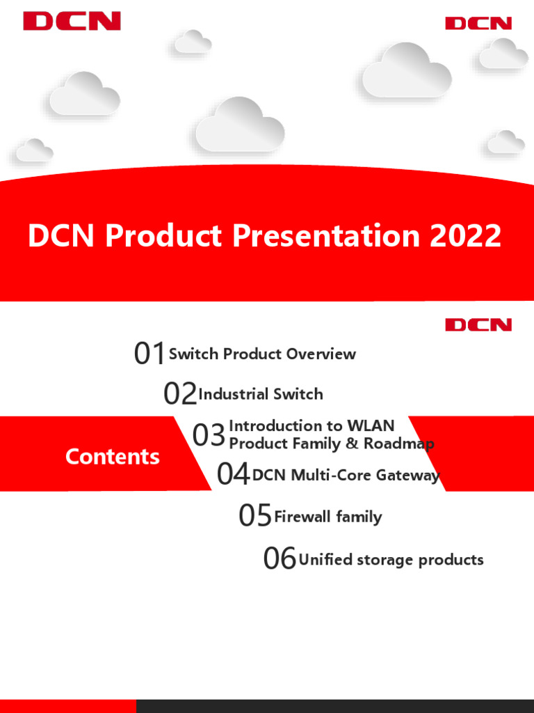 DCN Ethernet Switch Product Overview | PDF | Network Switch | Ieee 802.11